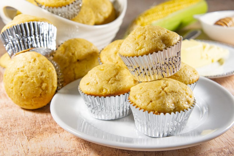 Cornbread Muffin Recipe with Corn - The Flour Handprint