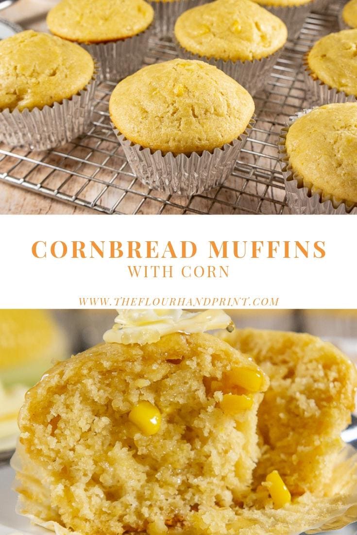 Cornbread Muffin Recipe with Corn - The Flour Handprint