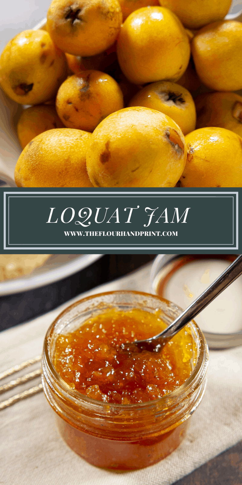 Loquat Jam - The Flour Handprint