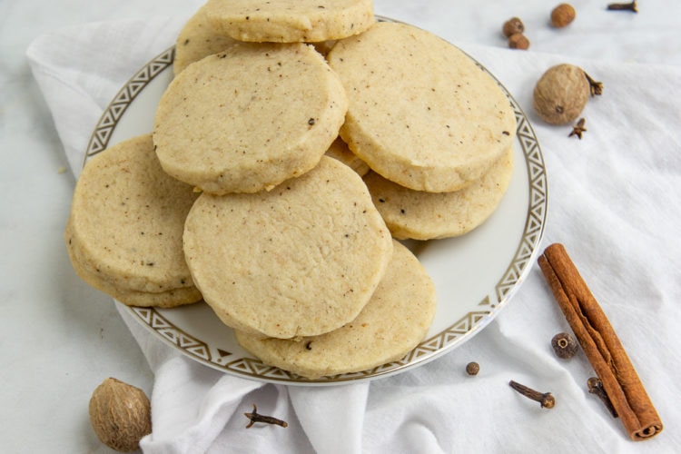 Spiced Shortbread Cookies - The Flour Handprint