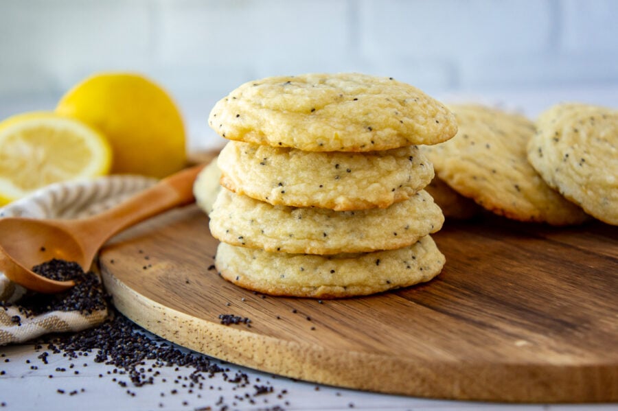 Zesty and Delicious Lemon Poppy Seed Cookies - The Flour Handprint