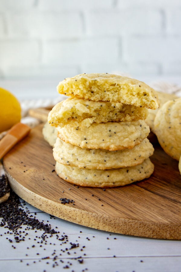 Zesty and Delicious Lemon Poppy Seed Cookies - The Flour Handprint