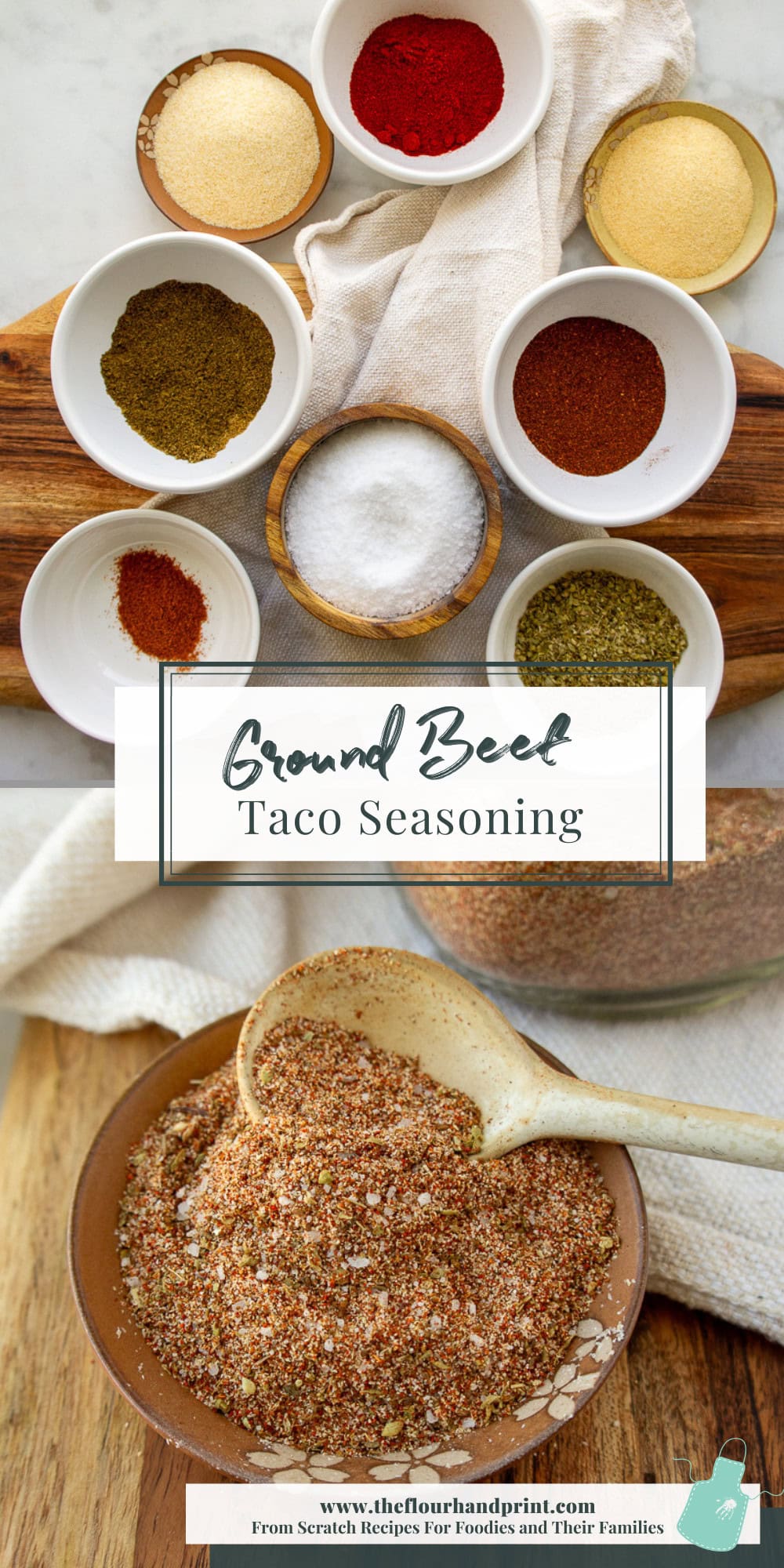 Ground Beef Taco Seasoning - The Flour Handprint