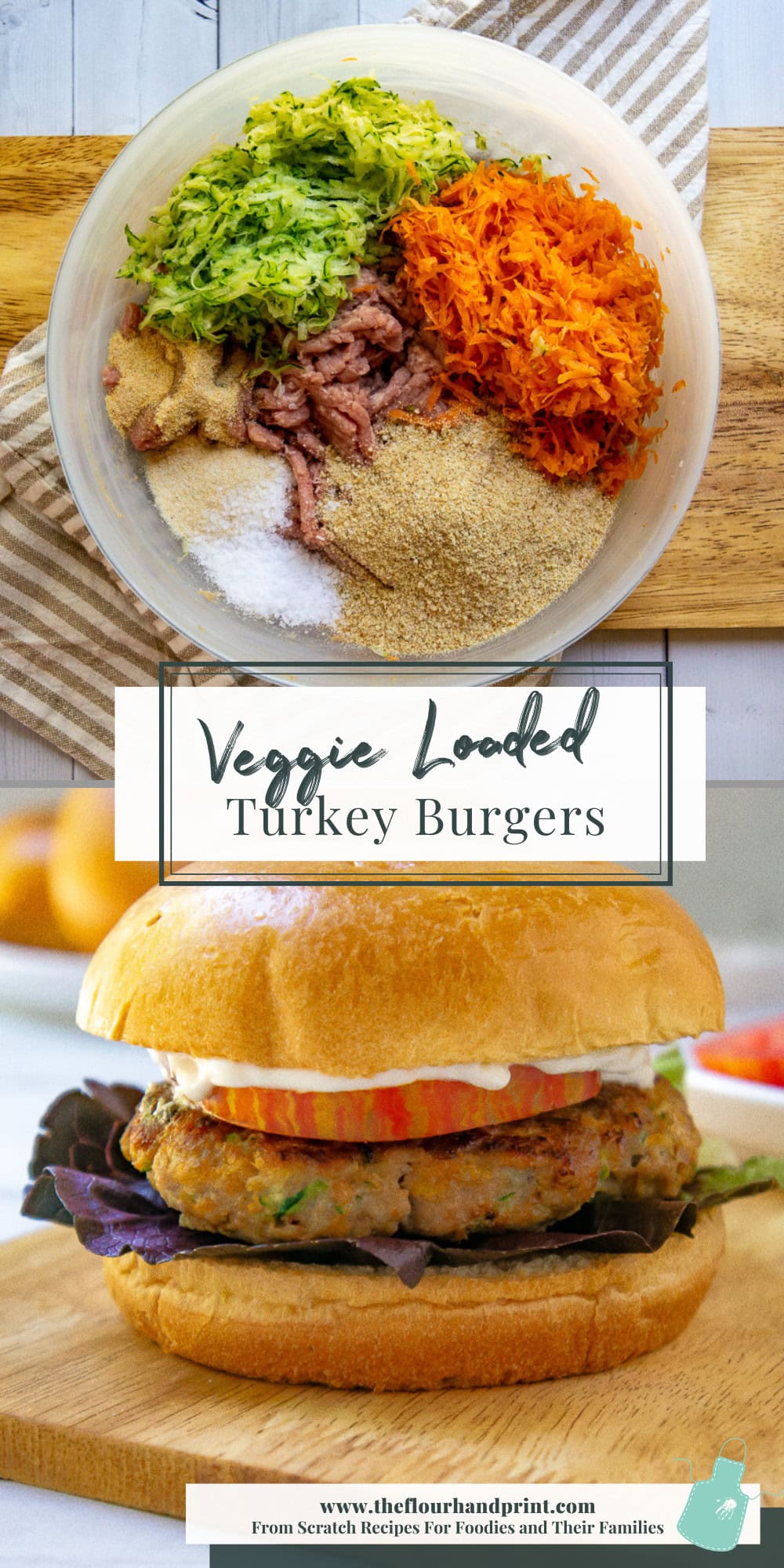 Veggie Turkey Burgers - The Flour Handprint