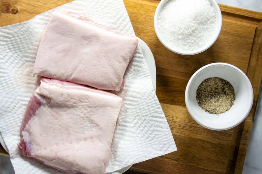 Salt Crusted Pork Belly - The Flour Handprint
